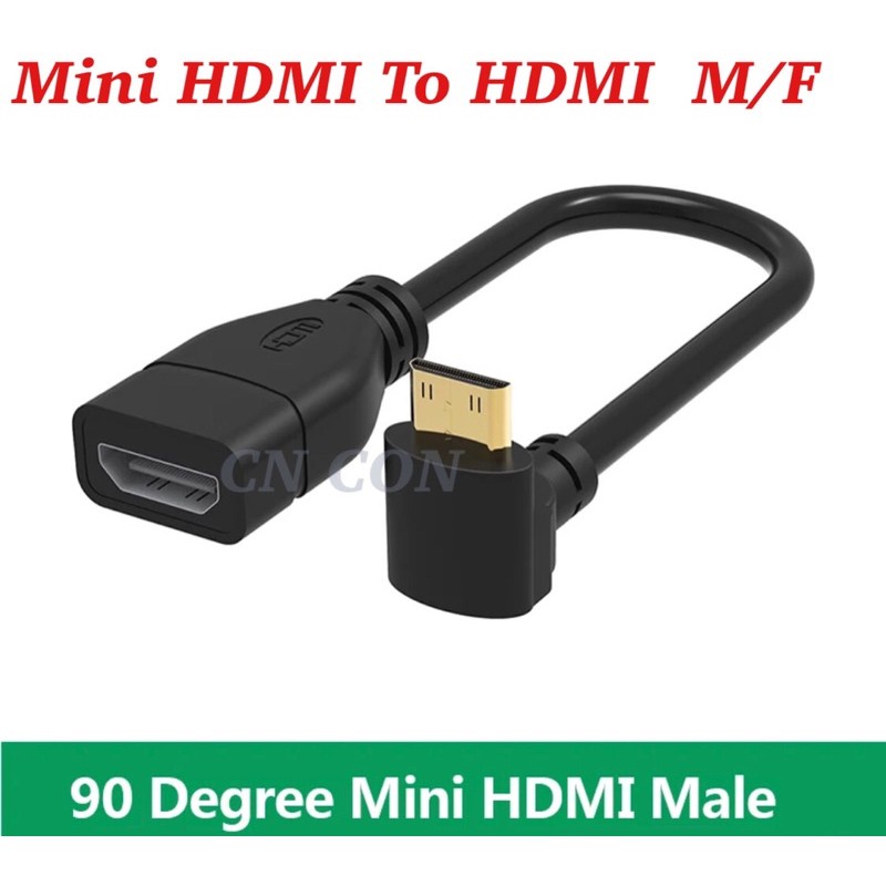 พร้อมส่ง สายHDMI Mini HDMI Dประเภทหญิงสายแปลงอะแดปเตอร์ 1080PสำหรับHDTV ...