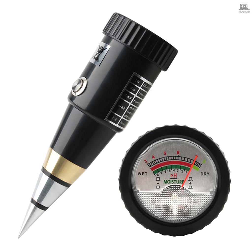 2 in 1 Soil PH and Moisture Meter Pointer Soil PH Tester Soil Moisture ...
