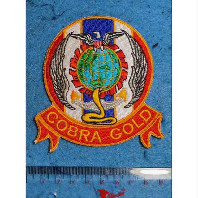 อาร์มผ้าปัก COBRA GOLD สินค้าแท้จากทหารเรือ | Shopee Thailand