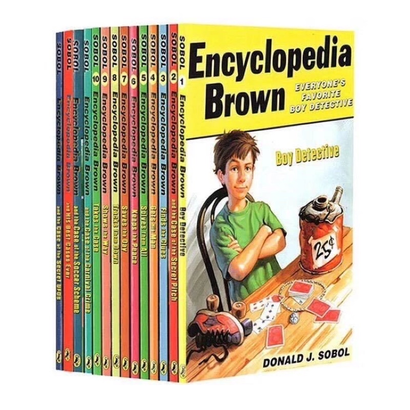 The Encyclopedia Brown 14 Book Series by Donald J. Sobol | Shopee Thailand
