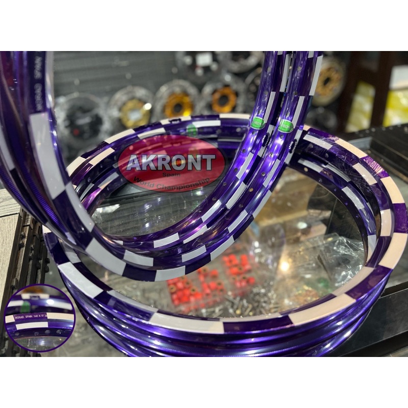 วงล้อAKRONT หมากรุก งานตัวหนาเลเซอร์ สีขึ้นพิเศษ ลิขสิทธิ์แท้ | Shopee ...