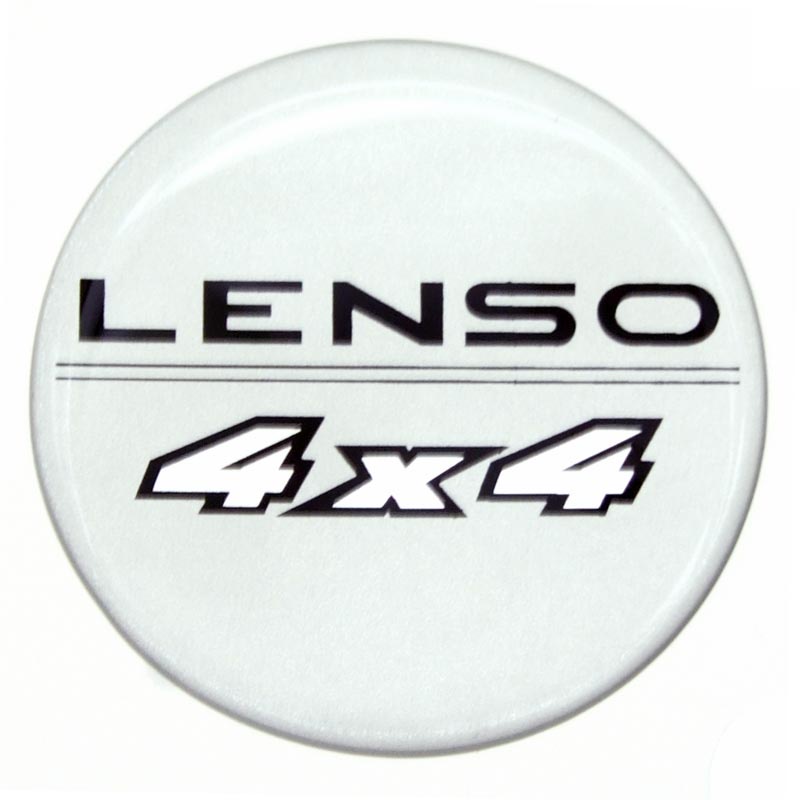 ราคาต่อ 2 ดวง สติกเกอร์ LENSO 4X4 แลนโซ่ สติกเกอร์เรซิน sticker rasin ...