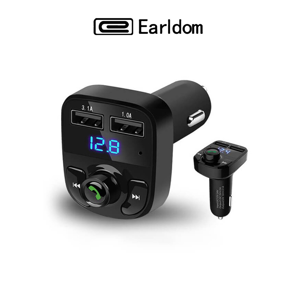 Earldom Car Bluetooth รุ่น CAR X8 ตัวแปลงรับสัญญาณบลูทูธในรถยนต์ ...