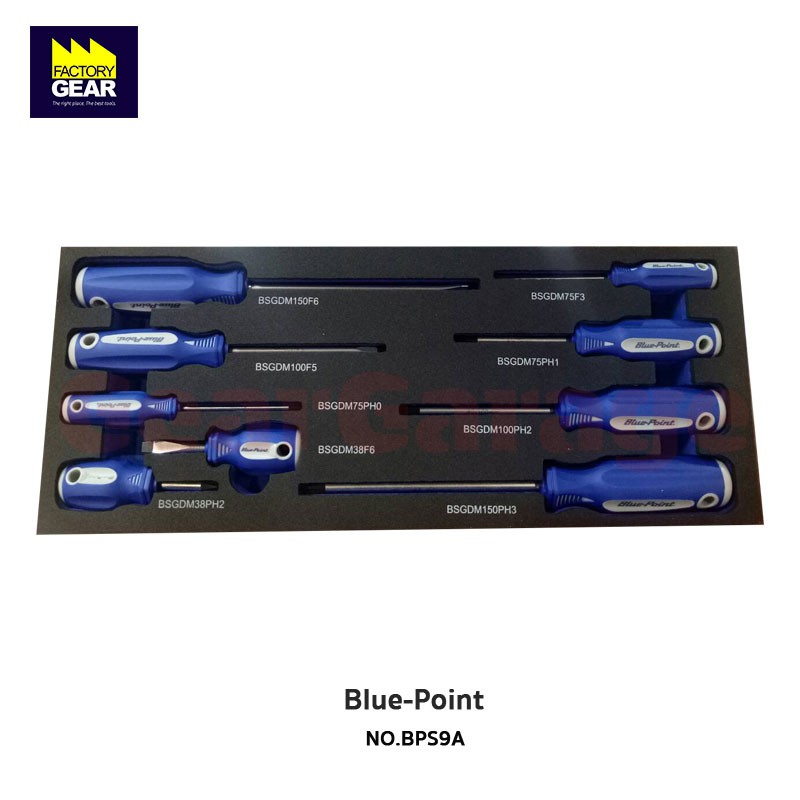 BLUE-POINT NO.BPS9A M SERIES SCREWDRIVER SET ชุดไขควงพื้นฐาน Factory ...