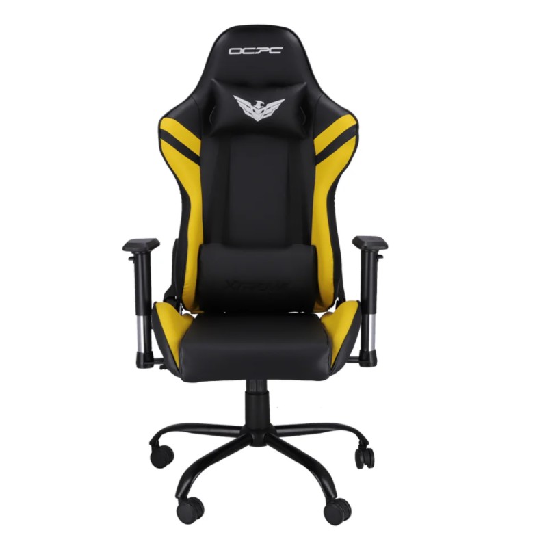 OCPC GAMING CHAIR (เก้าอี้เกมมิ่ง) XTREME 2 SERIES BLACK-YELLOW (OC-GC ...