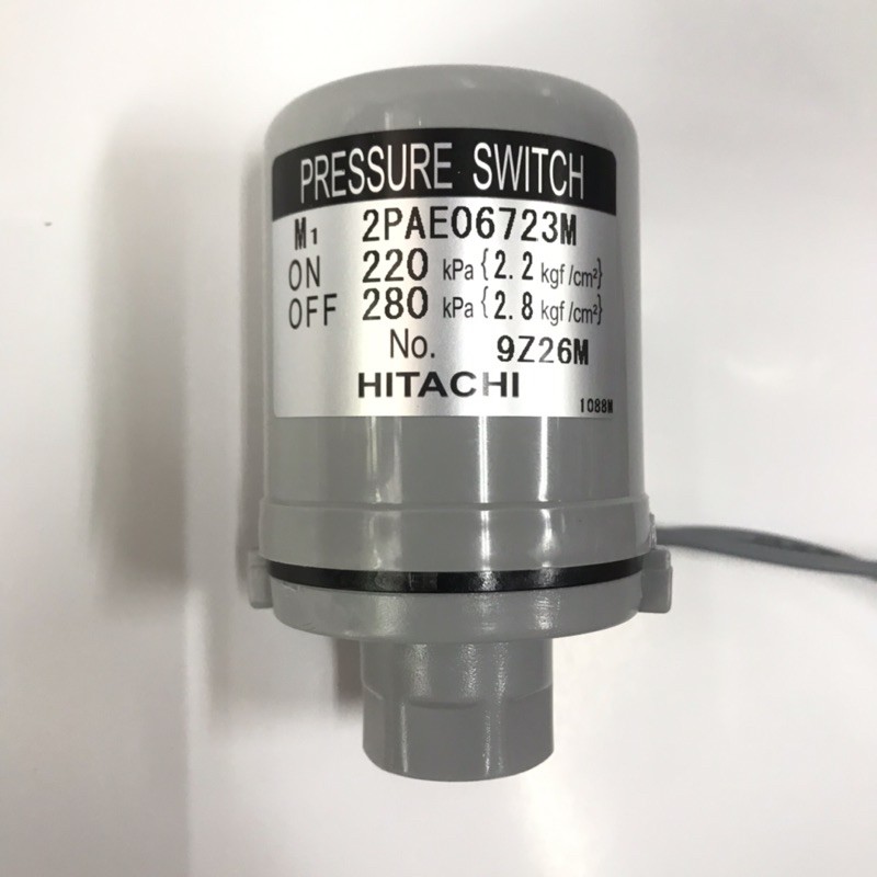 pressure switch Hitachi เพรสเชอร์สวิทช์ แรงดันปั๊มน้ำ แท้ 100% | Shopee ...