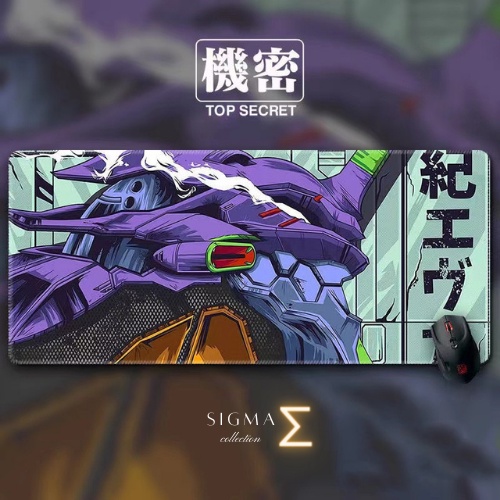 Sigma Σ HD หนามาก Evangelion แผ่นรองเมาส์ EVA เรียบ นิ่ม แผ่นรองเมาส์ลา ...