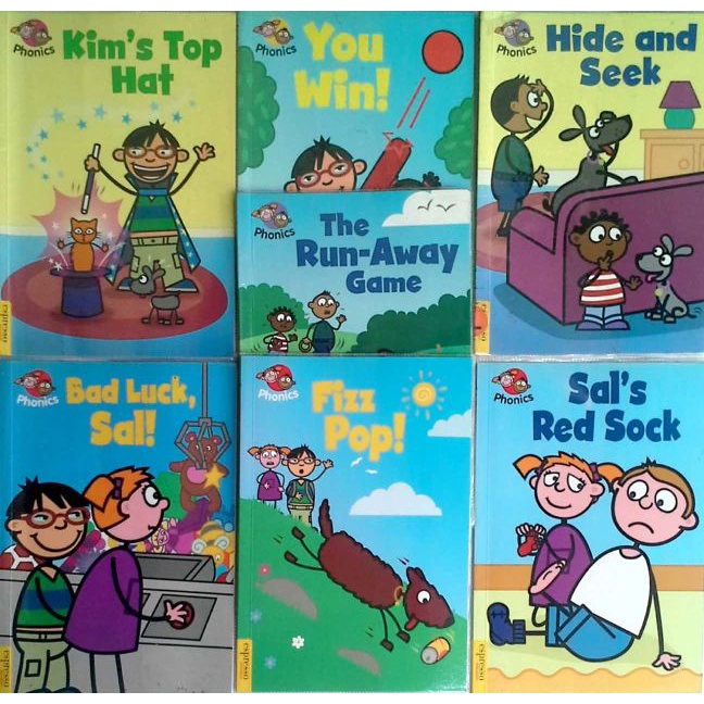 Phonics set 1 หนังสือมือสอง ปกอ่อน นิทาน | Shopee Thailand