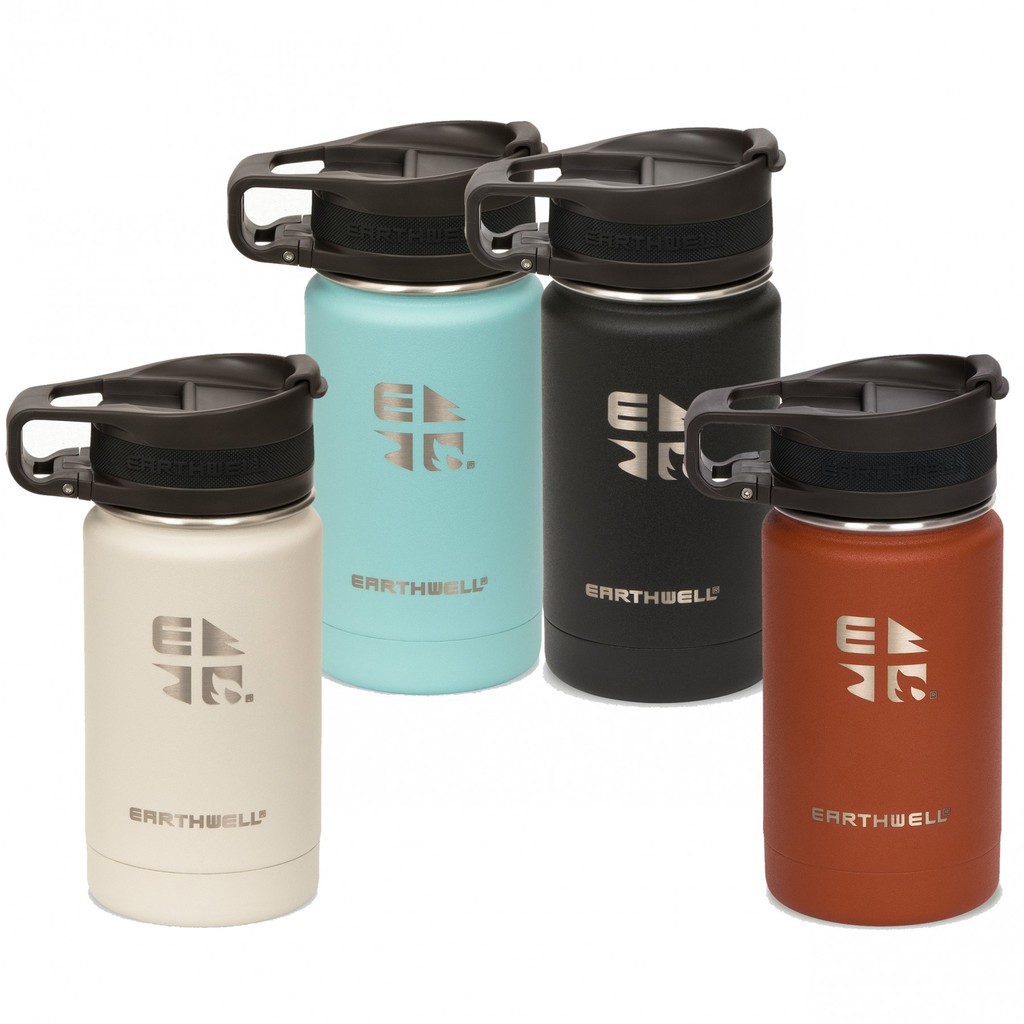 Earthwell กระบอกน้ำเก็บร้อน/เย็น รุ่น 12OZ VACUUM BOTTLE - ROASTER LOOP ...