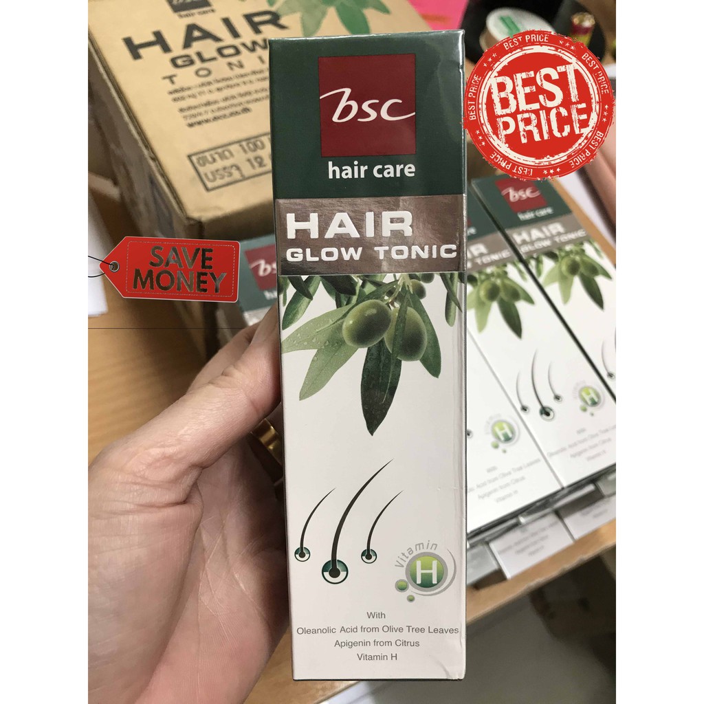 BSC Hair Glow Tonic 100ml (สเปรย์บีเอสซี แฮร์ โกล โทนิค) | Shopee Thailand