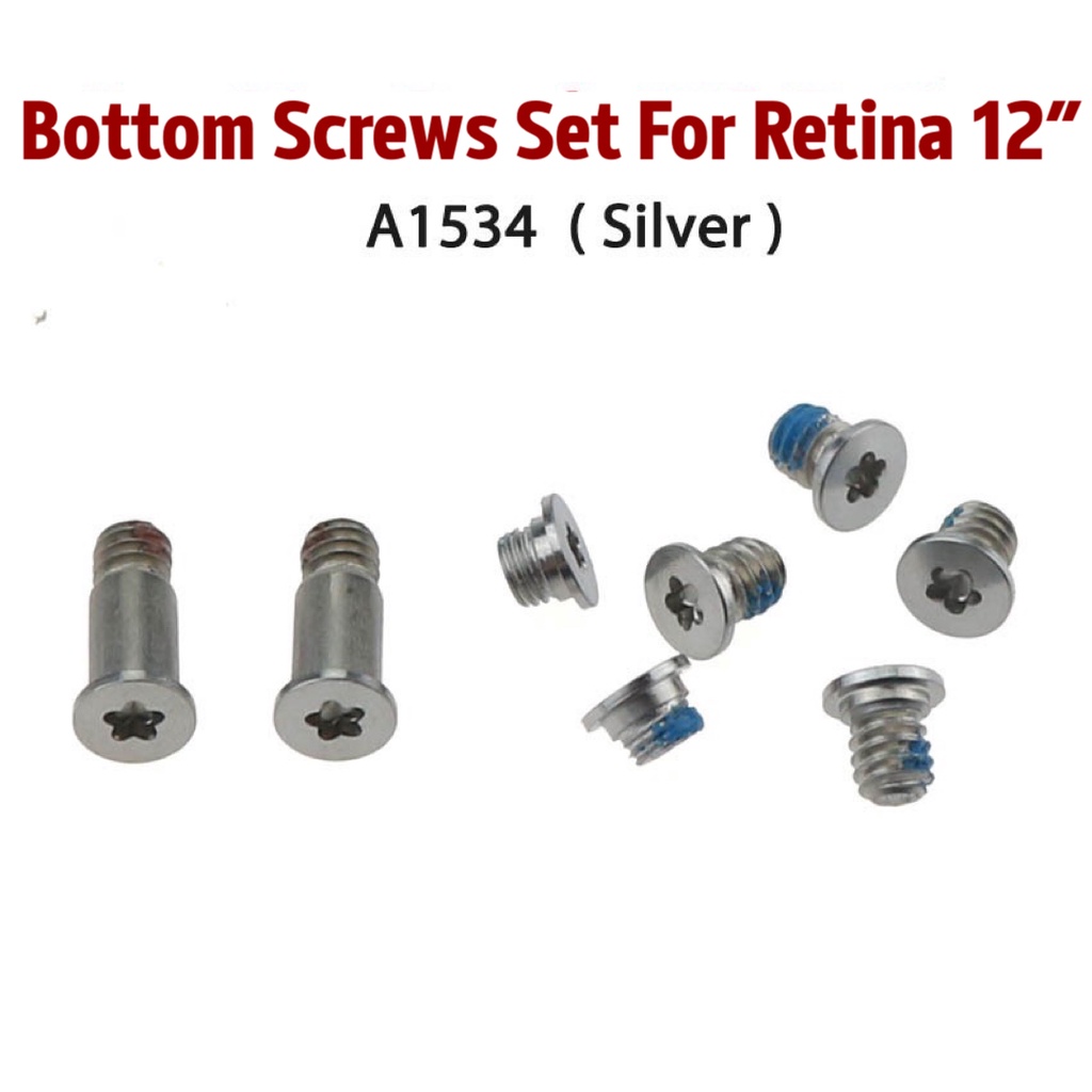 Bottom Screws Set MacBook Air/Pro 11” 12” 13" 15" 16” 17" ชุดนอตฝาหลัง ...