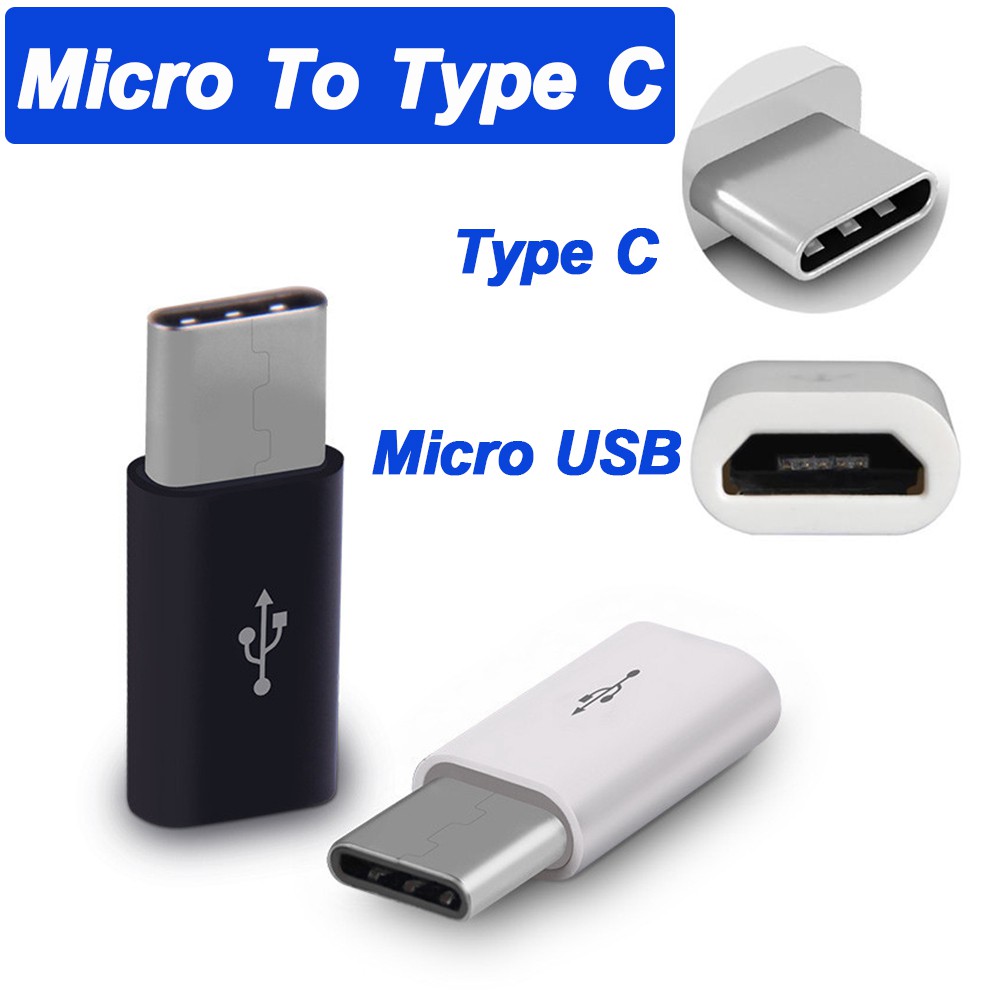 Micro USB To Type C Adapter Mobile Phone Adapter Microusb Connector for ...