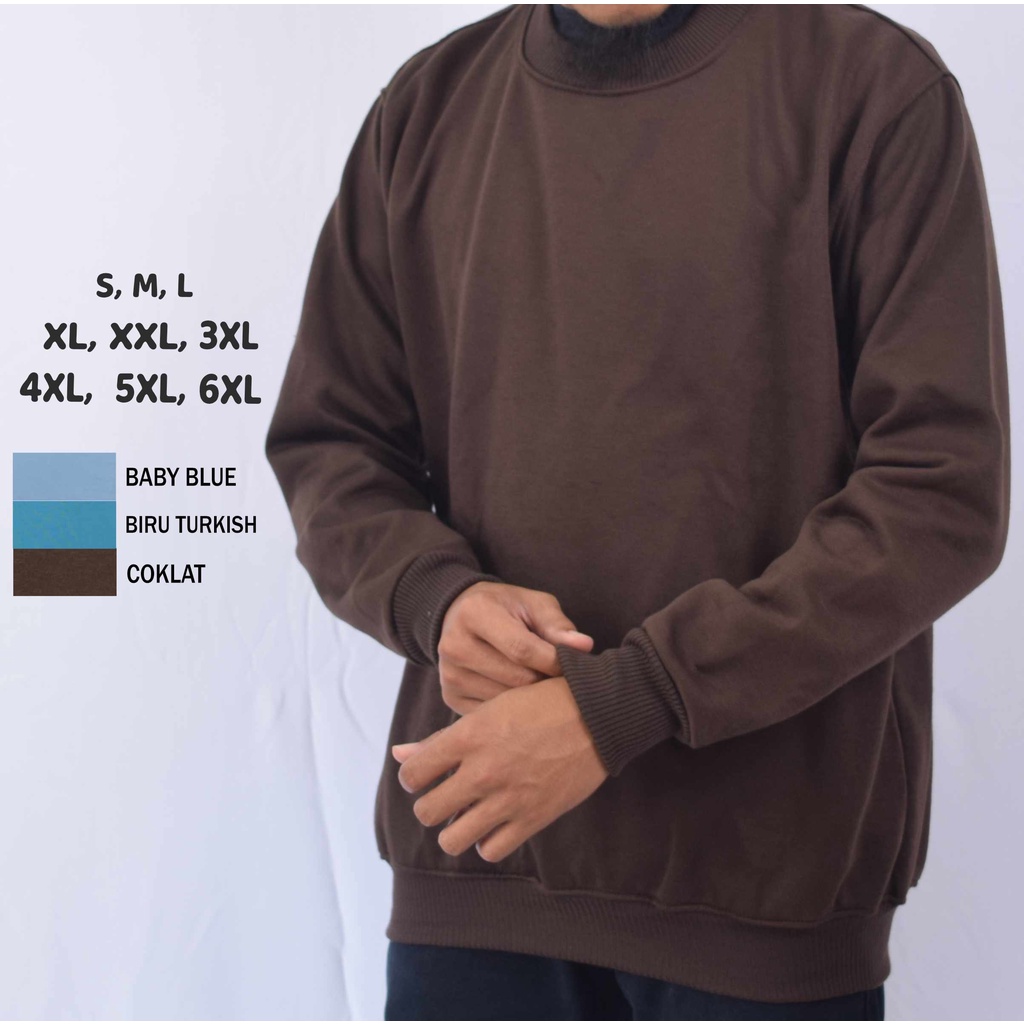 เสื้อกันหนาวผู้ชาย Oblong Jumbo ไซส์ใหญ่ SML XL XXL 3XL 4XL 5XL 6XL (3) | Shopee Thailand