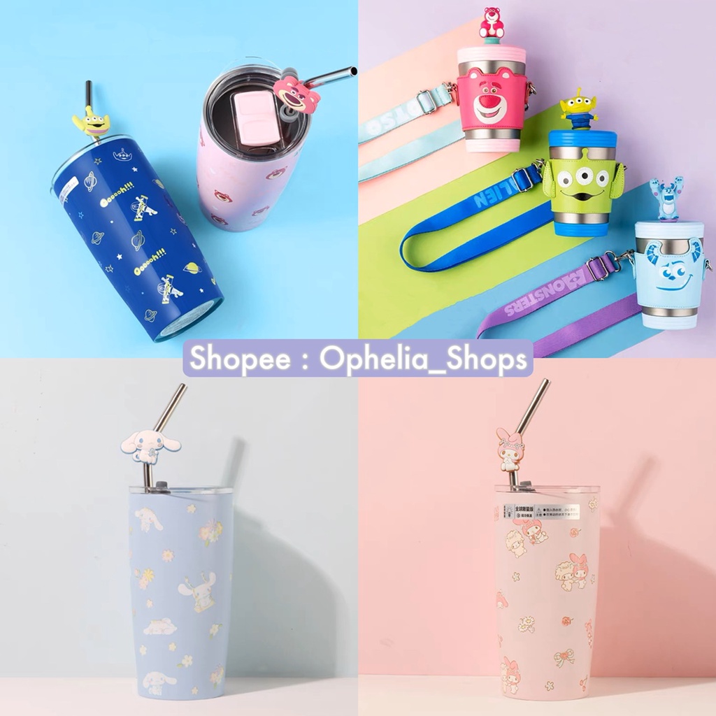 SALE 🔥 แก้ว Green Man Toy Story My Melody ลิขสิทธิ์แท้ 💚 Miniso Lotso ...