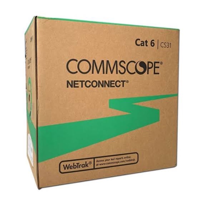 COMMSCOPE (AMP) CAT 6 Indoor ขนาด 23 AWG, Bandwidth 600MHz, CMR Blue ...