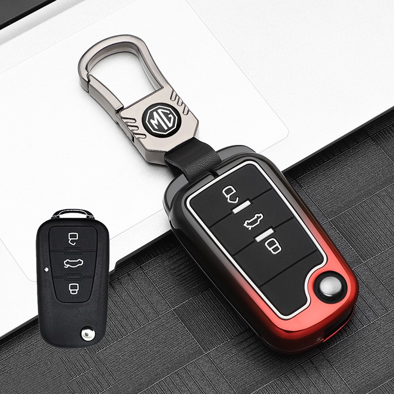 Zobig เคสกุญแจรีโมตรถยนต์ โลหะผสมสังกะสี สําหรับ MG Key Fob MG ZS MG6 ...