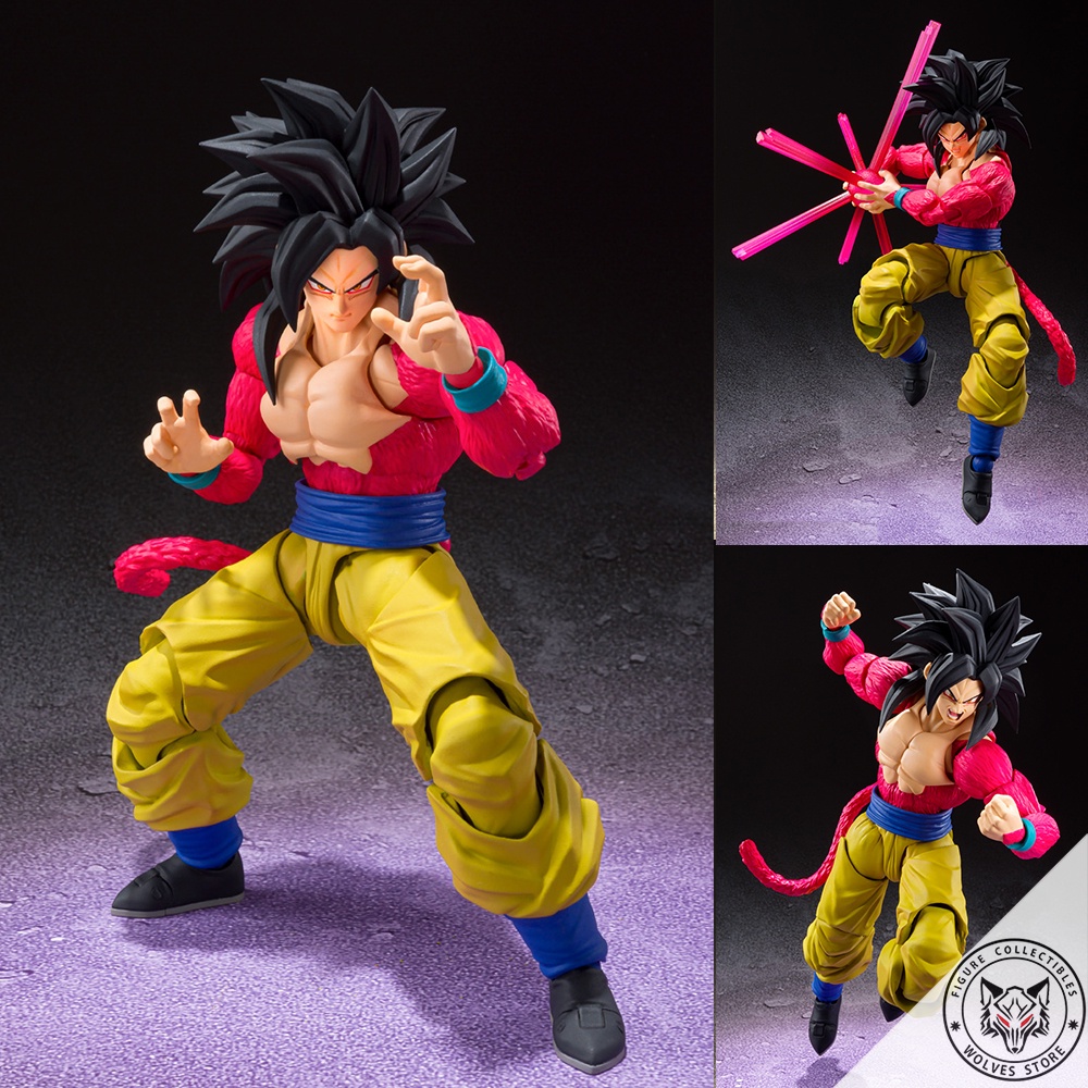 Shf Dragon Ball Model Songoku SSJ4 ( Super Saiyan 4 ) | Shopee Thailand