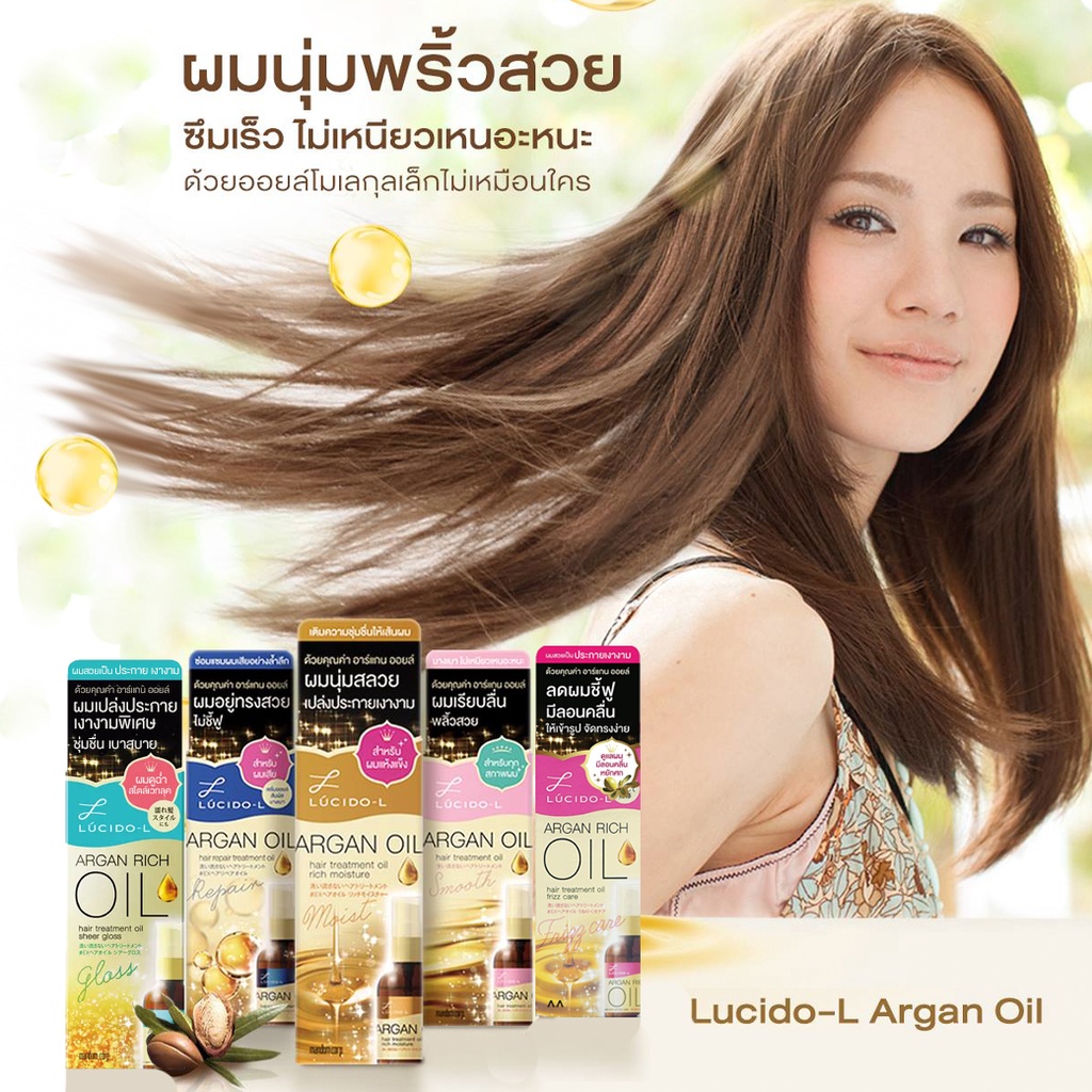 ตัวช่วยผมสวยเงางาม LUCIDO-L หลายสูตร จากประเทศญี่ปุ่น ขนาด60ml | Shopee Thailand