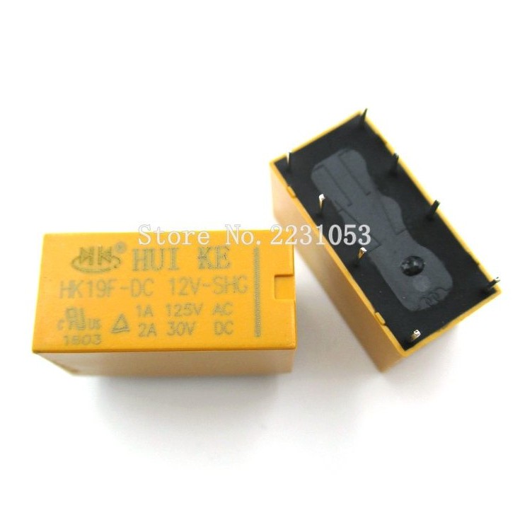 Relay HK19F-DC12V-SHG รีเลย์ 12V 8 ขา | Shopee Thailand