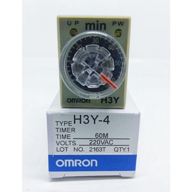ทามเมอร์ H3Y-4 220VAC 4คอนแทค ยี่ห้อOMRON | Shopee Thailand