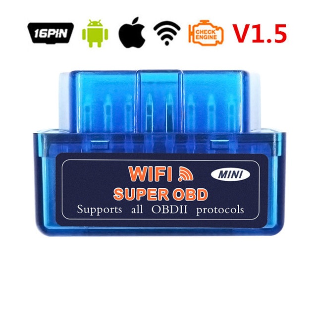 เครื่องสแกนเนอร์ Obd2 ELM327 V1.5 WIFI OBD 2 สําหรับรถยนต์ OBDII ELM ...