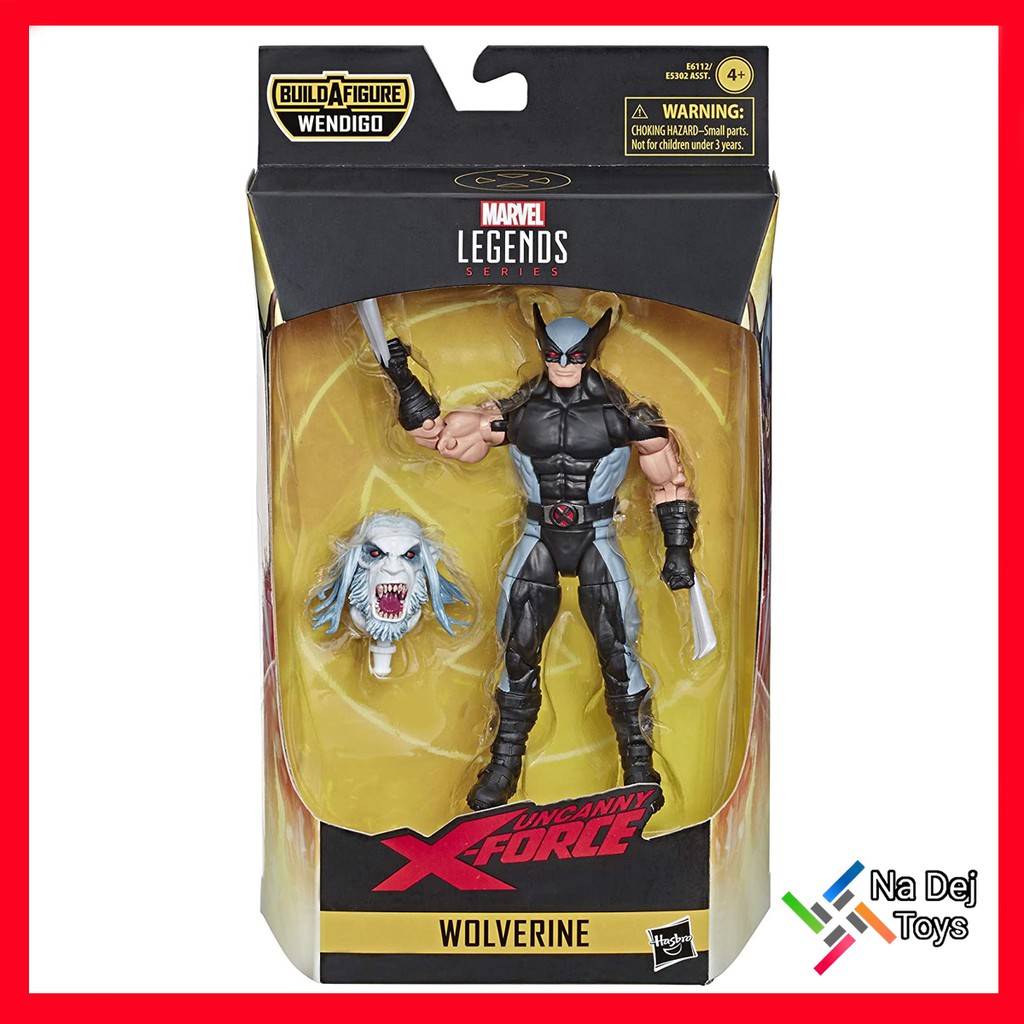 Hasbro Marvel Legends Wolverine Black Suit 6" figure มาร์เวล เลเจนด์ ...