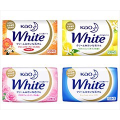 KAO White Soap สบู่วิปโฟม สำหรับผิวกาย (ขนาด 130 g) | Shopee Thailand