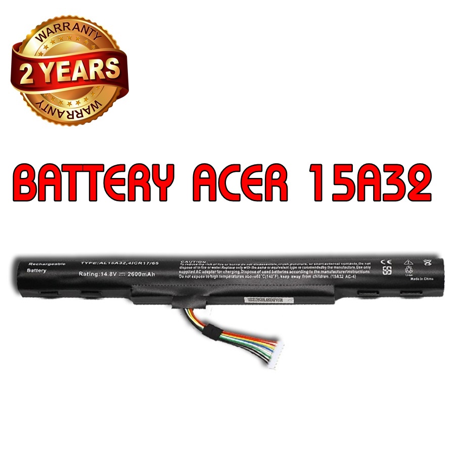 รับประกัน 2 ปี BATTERY ACER AL15A32 แบตเตอรี่ เอเซอร์ Aspire E5-432G E5 ...