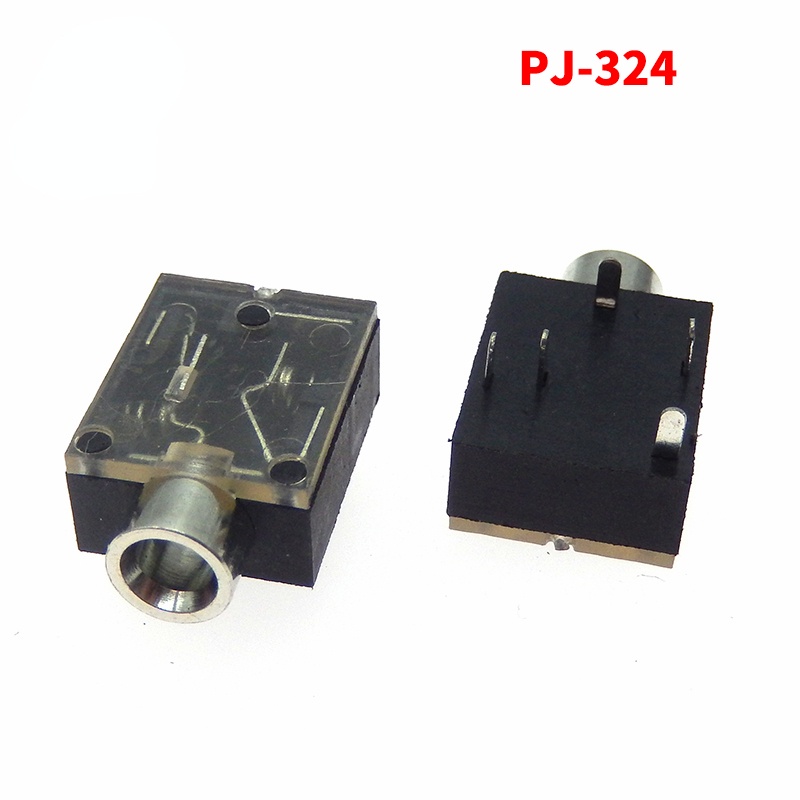 ซ็อกเก็ตแจ็คเชื่อมต่อเสียง PCB PJ-306 PJ-307 PJ-316 PJ-318 PJ-319 PJ ...