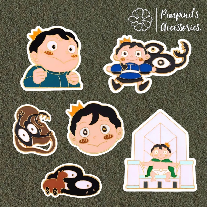 ʕ •ᴥ•ʔ พร้อมส่ง : เข็มกลัดเซ็ทมังงะอันดับพระราชา | Ousama Ranking ...