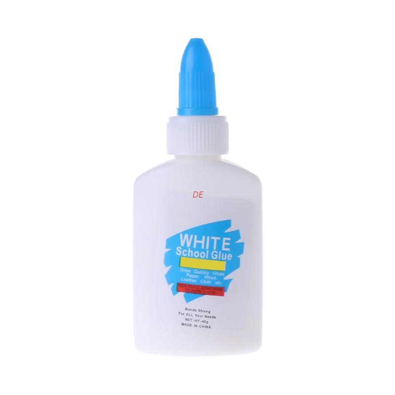 DE White Glue Liquid Washable Sticker Super Strong Bond Paper Craft ...