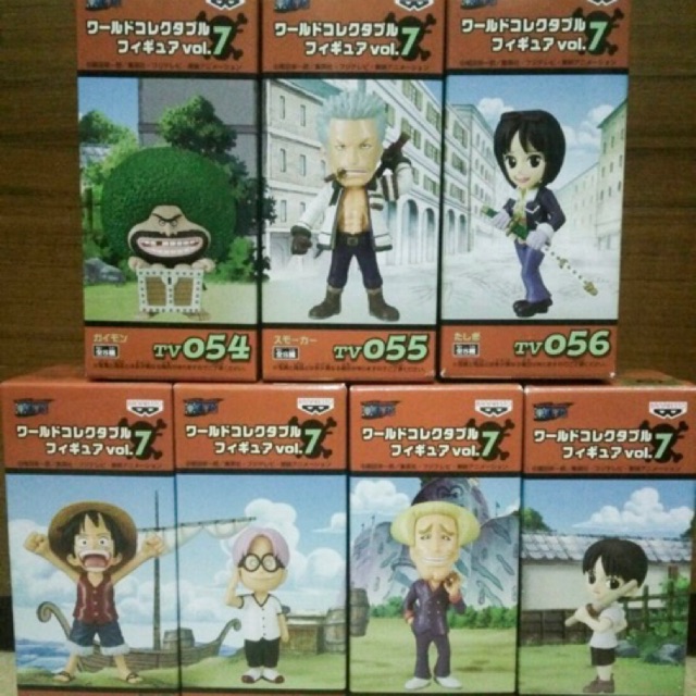 One piece wcf luffy coby/koby helmeppo kuina gaimon smoker tashigi ...