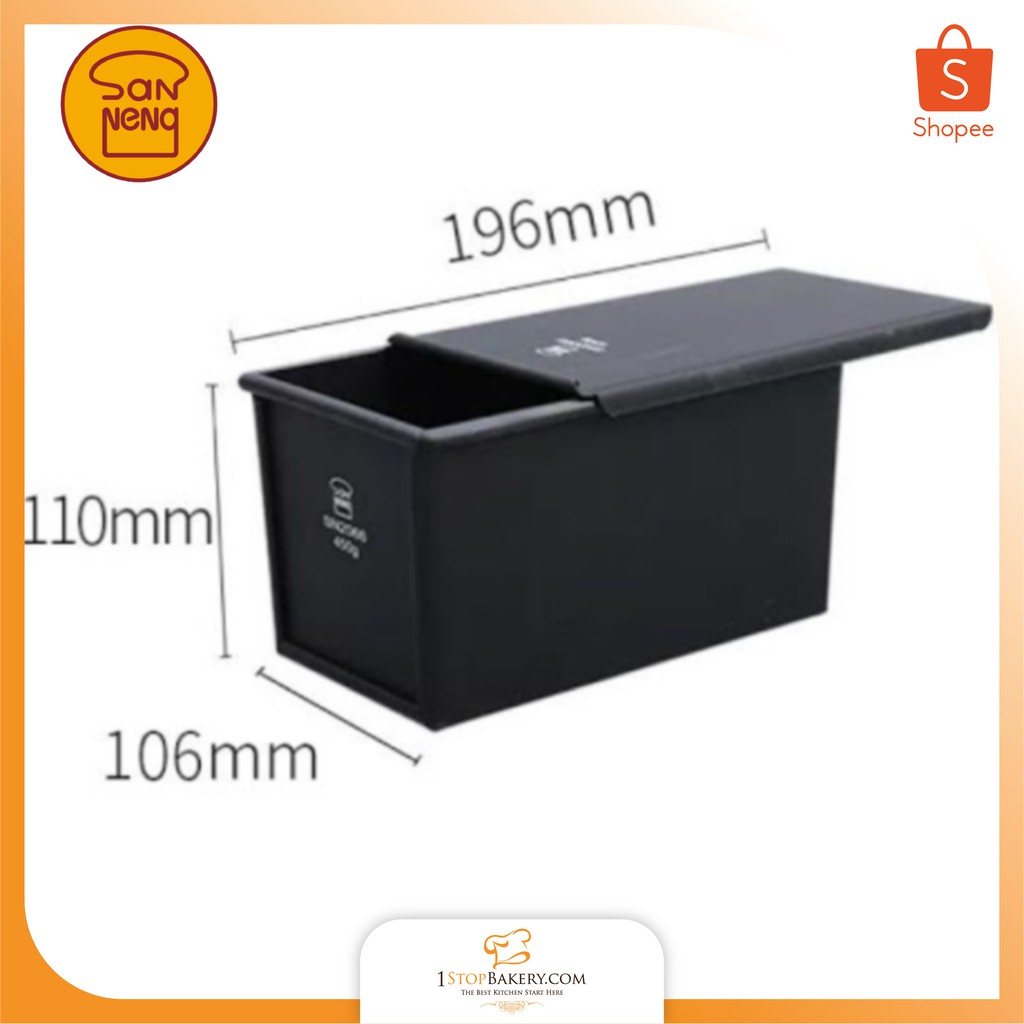 San neng SN2066 450g. Nonstick Loaf Pan Low Sugar / พิมพ์อบขนมปัง 450 ...