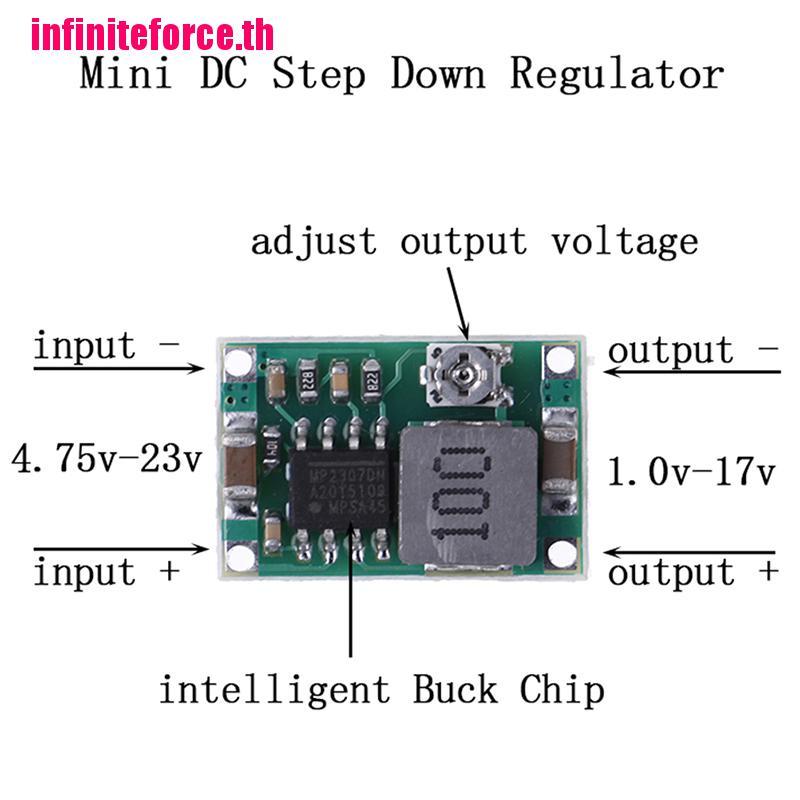 3 A Mini Dc - Dc Step Down อะแดปเตอร์ควบคุมแรงดันไฟฟ้า 5v-23 V To 3 3 V ...