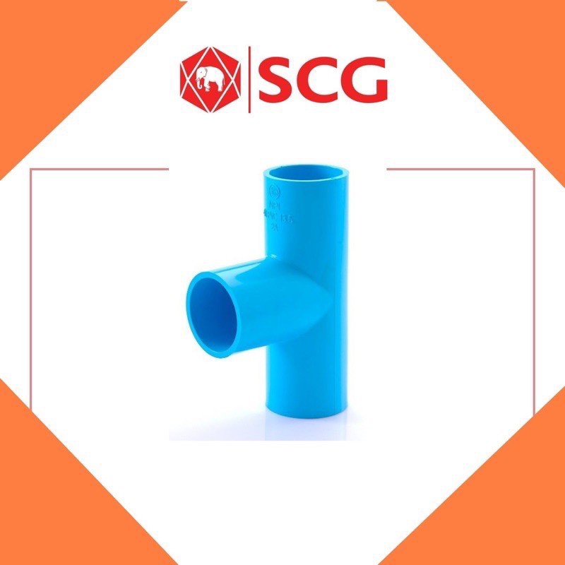 สามทาง scg สามทางหนา pvc scg ขนาด 1/2" 3/4" 1" | Shopee Thailand