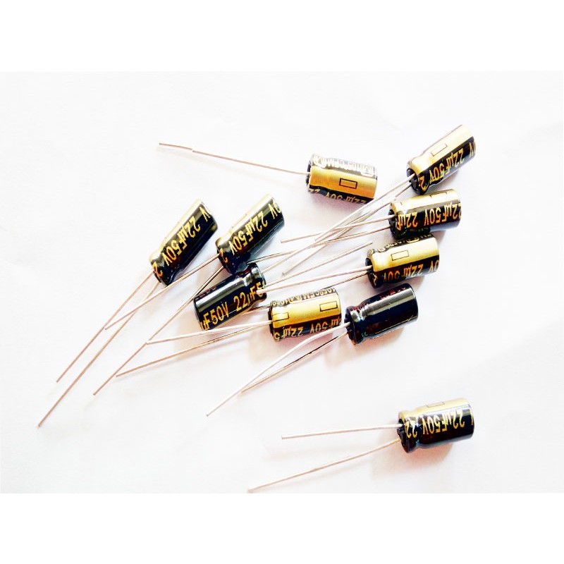 22uF 50v Panasonic FM Hi-Fi , Grade Audio Capacitor ตัวเก็บประจุ ...