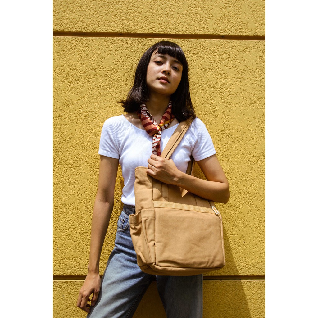 Bokeh Camera Bag : Mini Tote Khaki | Shopee Thailand
