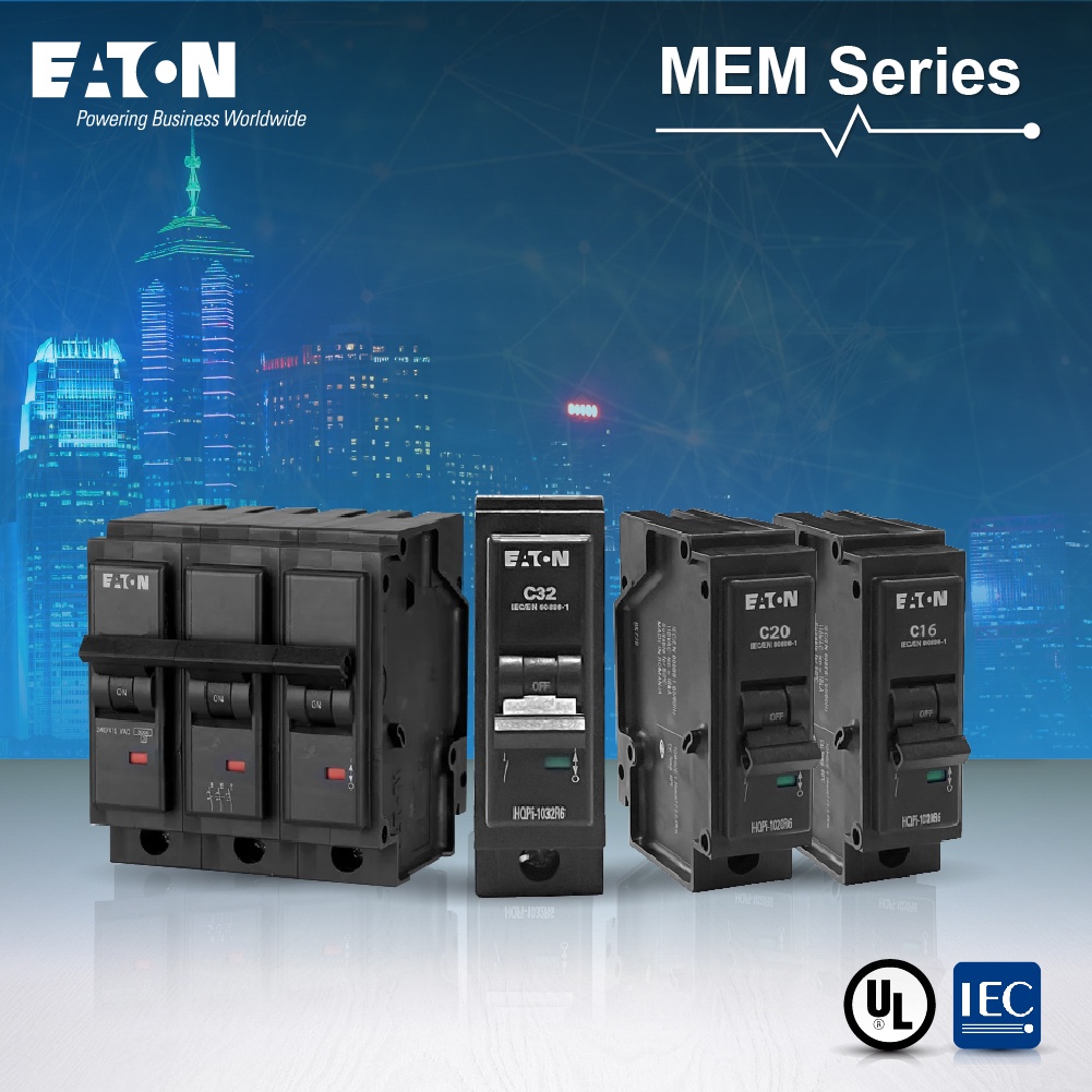 EATON เซอร์กิตเบรกเกอร์ MEM series MCB plug-in type 3P 20A 6kA รุ่น ...