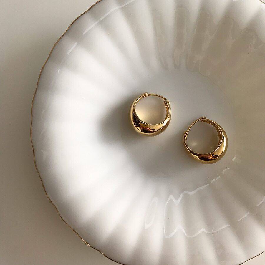 grumpy, lunar earrings (ราคาต่อคู่/price per pairs) | Shopee Thailand