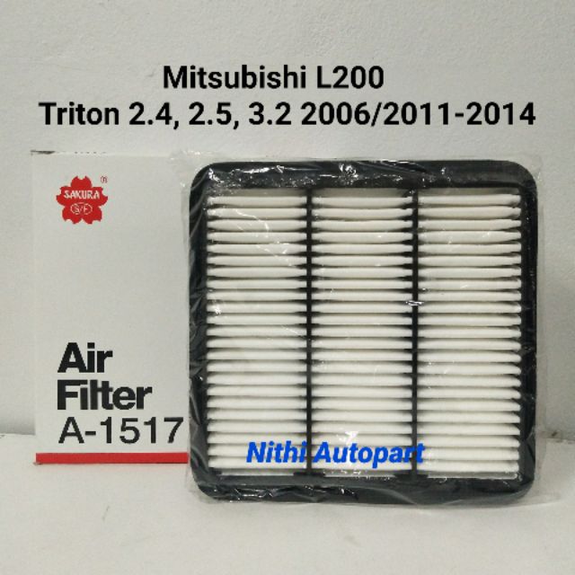 [ทักแชท แจกโค้ดลด] กรองอากาศ Mitsubishi L200 Triton 2006/2011-2014 ...