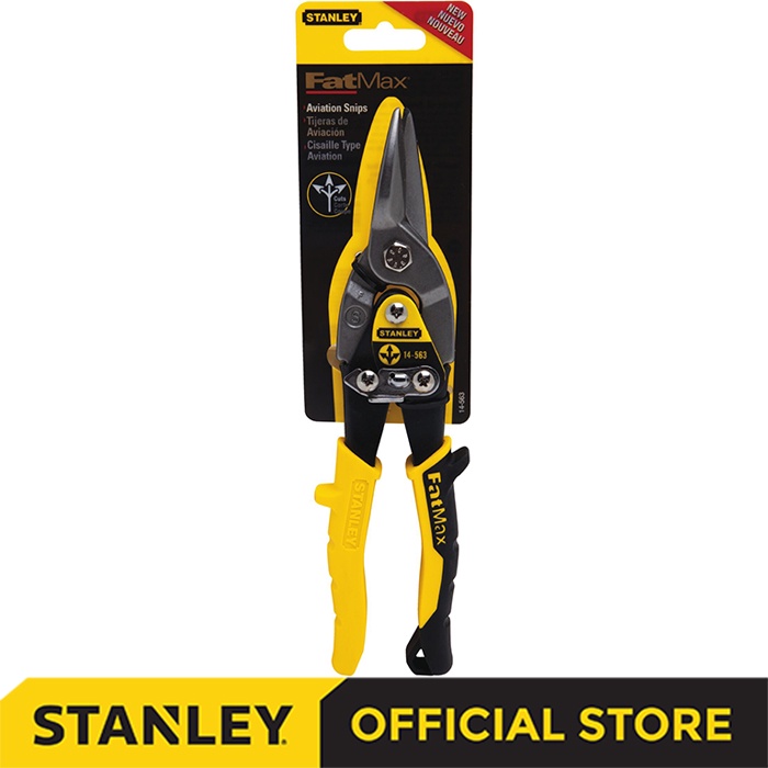 Stanley Max Steel Aviation Snips Straight / Straight Scissors 14-563-22 ...