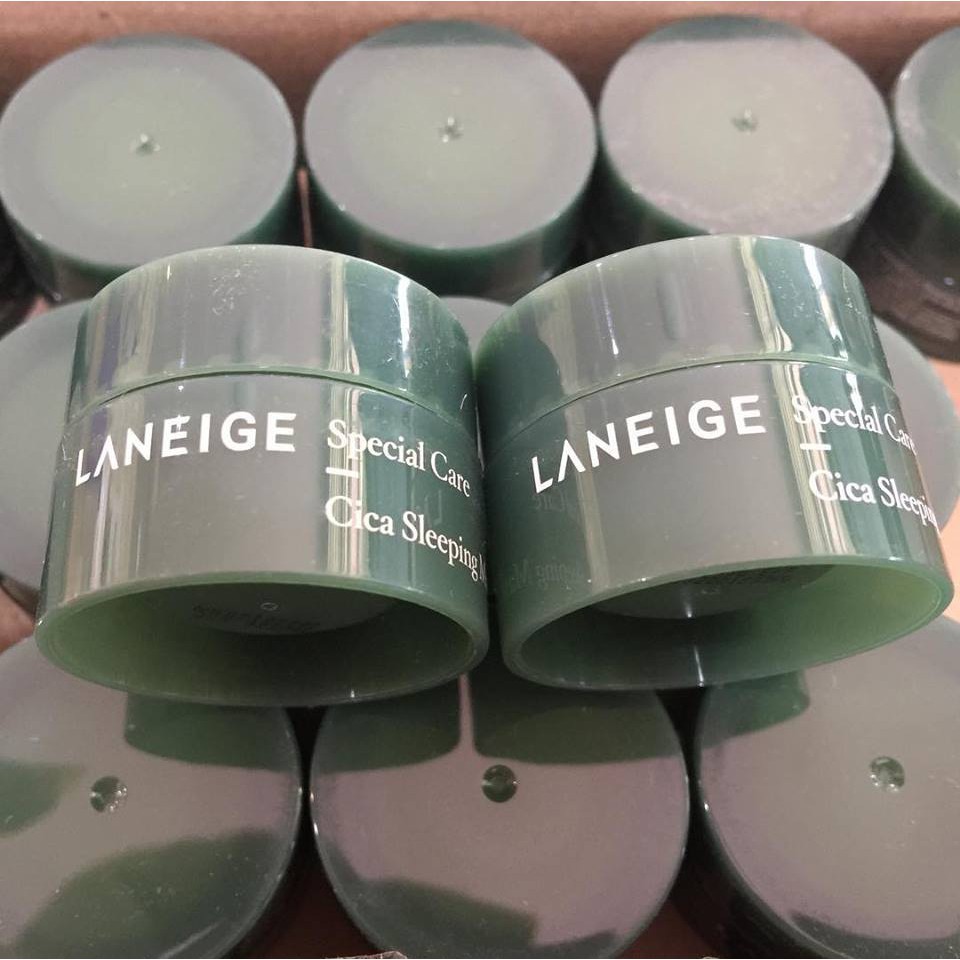 (ปรับราคาจนกว่าของหมด) Laneige Cica Sleeping Mask 10 ml. / 3 ml. (ซอง ...