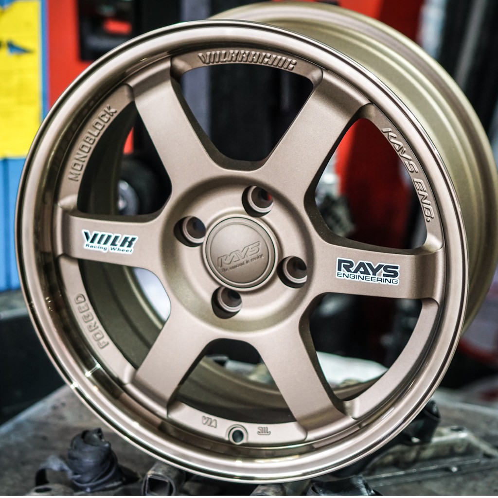 ล้อเบา TE37 15x7 et35 Flowforming หนักแค่ 4.5 กก. งาน Kays 4วง | Shopee Thailand