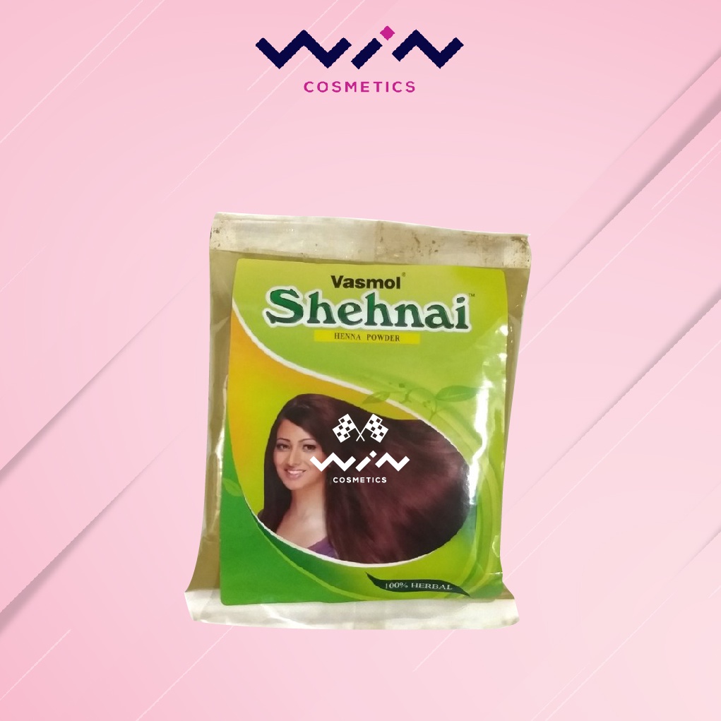 Vasmol วาสมอล สมุนไพรแท้ย้อมปิดผมขาว Shehnai Natural Henna 100% ขนาด ...