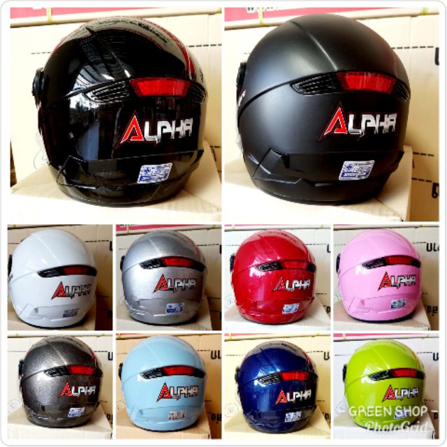 หมวกกันน็อค Space Crown Alpha Size L | Shopee Thailand