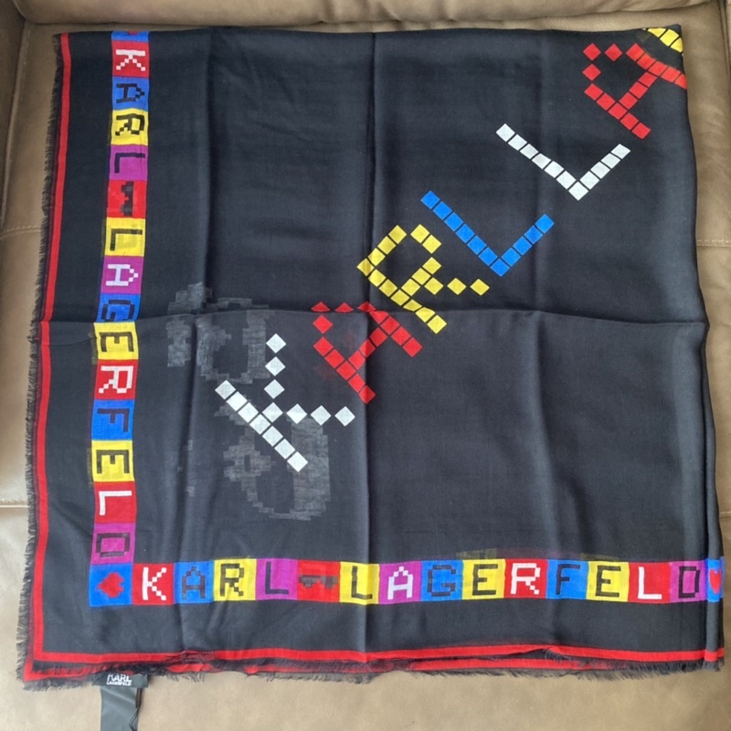 New! Karl Lagerfeld Scarf | Shopee Thailand
