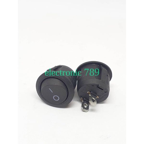 KCD1 Rocker Switches 20มม.รอบ Mini 2/3/4 Pin ON-OFF/ON-OFF-ON/ไม่มี ...