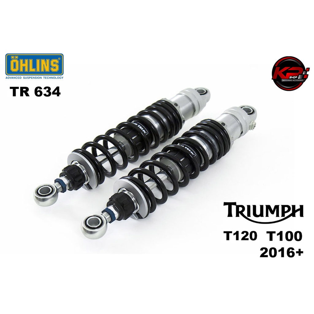 โช๊คหลัง OHLINS FOR TRIUMPH BONNEVILLE T100/T120 (TR 634) (OHLINS รับ ...
