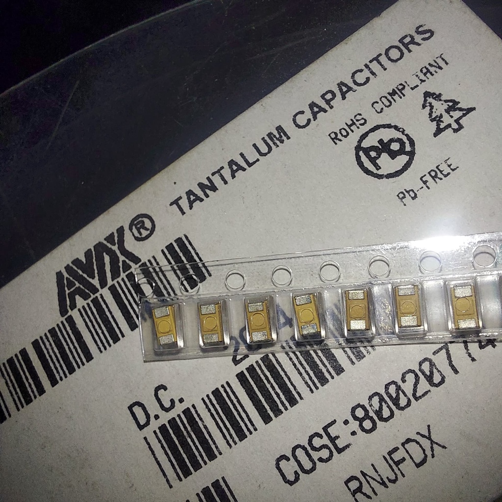Tantalum Capacitor 1206 3216 A 106K 10uF 16V SMD 16V 10uF | Shopee Thailand