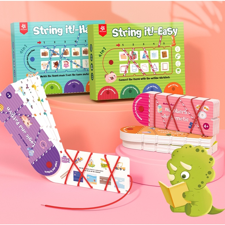 Pinwheel String It! เกมเชือกจับคู่ ฝึกสมาธิ Logic และ การเรียนรู้ | ของ ...